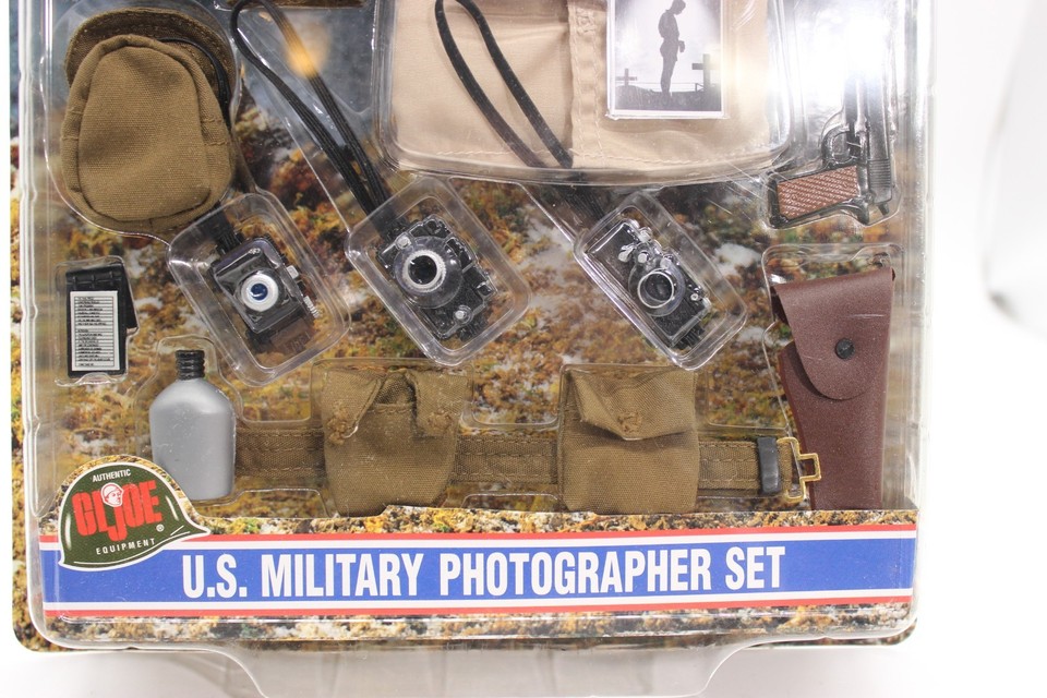 Hasbro GI Joe WWII US Military Photographer Battle Gear Set For 12 ...