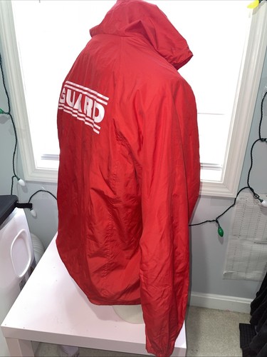 Kiefer Adult XL Red Swimming Lifeguard Rain Wind Jacket Hooded ...