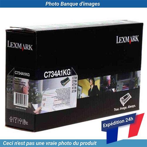 C734A1KG Lexmark C734dn Cartouche de toner Noir | eBay