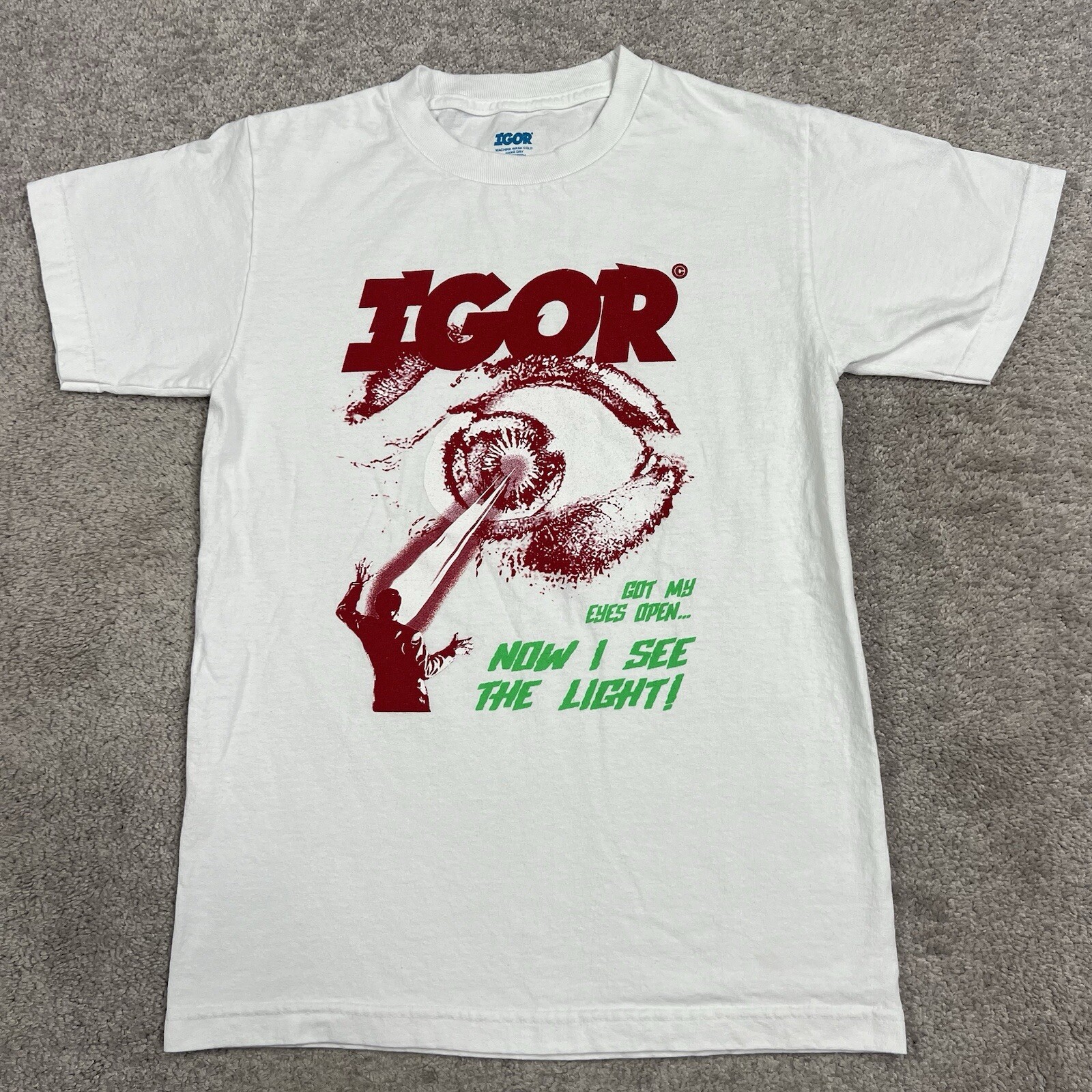 Tyler the Creator Igor Tour T-Shirt Adult Small White… - Gem