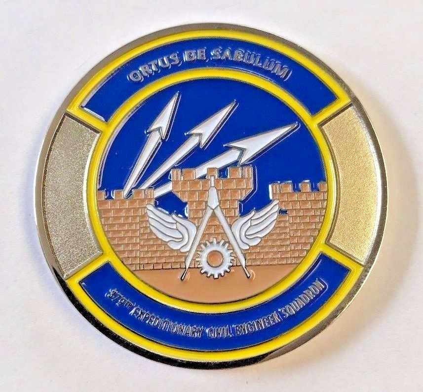 USAF US Air Force 379th Expeditionary Civil Engineer Sq Al Udeid AFB ...