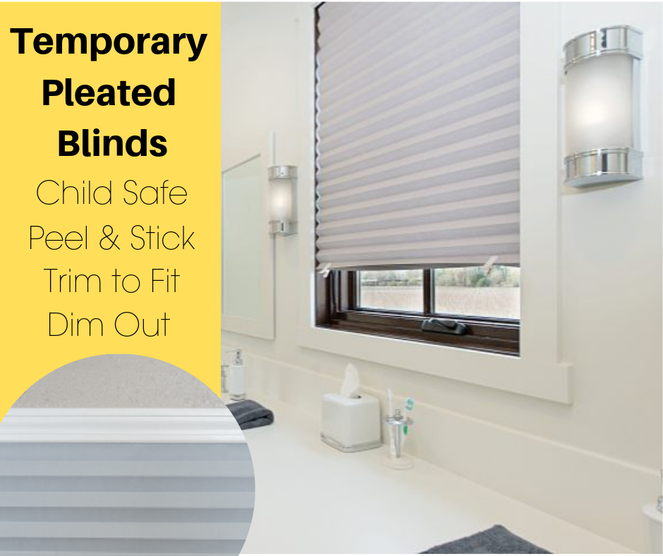 Temporary Paper Window Shades