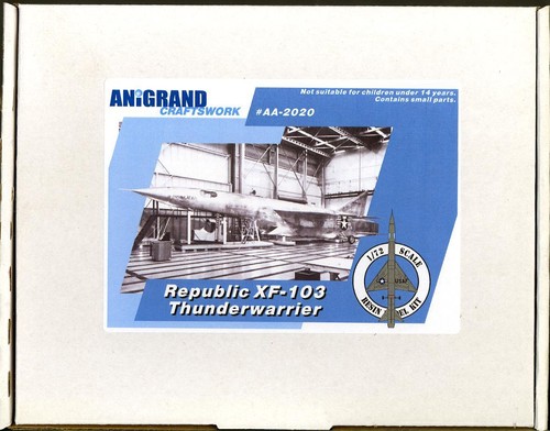 Anigrand Models 1/72 REPUBLIC XF-103 THUNDERWARRIOR Prototype Jet ...