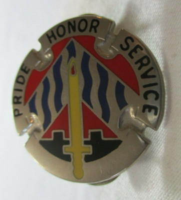 US Army 63rd Regional Support Command Supply Quartermaster QM Crest DUI ...