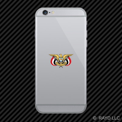 Yemeni Emblem Cell Phone Sticker Mobile Yemen flag YEM YE | eBay