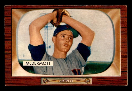1955 Bowman Baseball #165 Maurice McDermott VG/EX *h1 | eBay