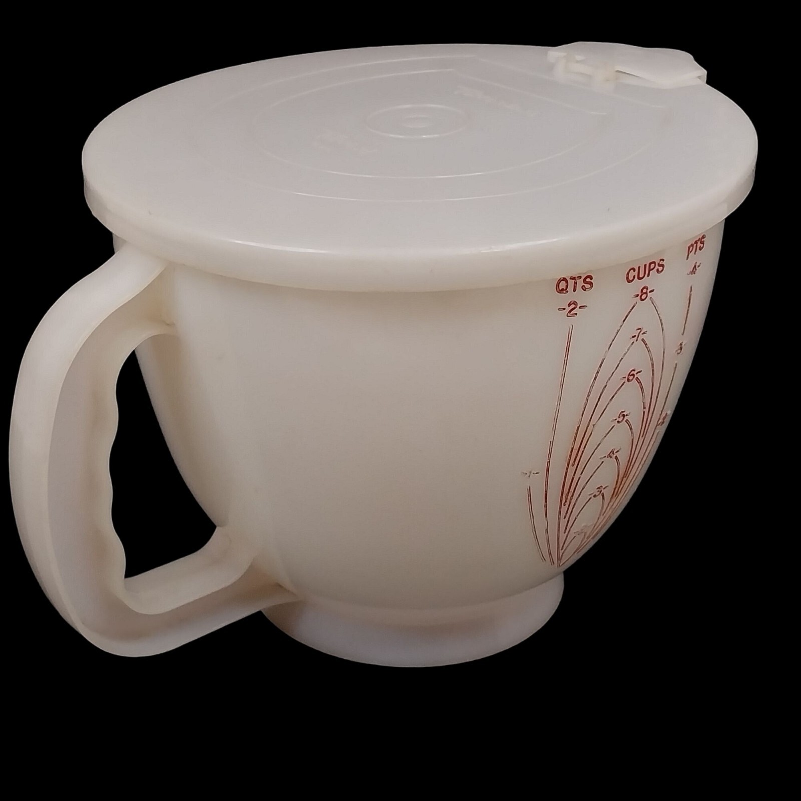 Vintage Tupperware Mix n Store 8 Cup 2 Quart Measuring Batter Bowl with ...