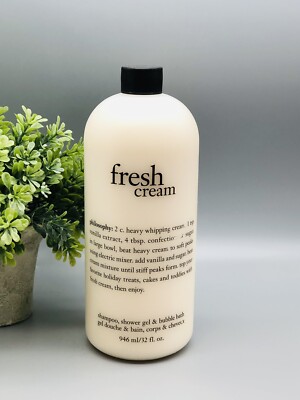 Philosophy Fresh Cream Shampoo, Shower Gel & Bubble Bath 32 oz NOT ...