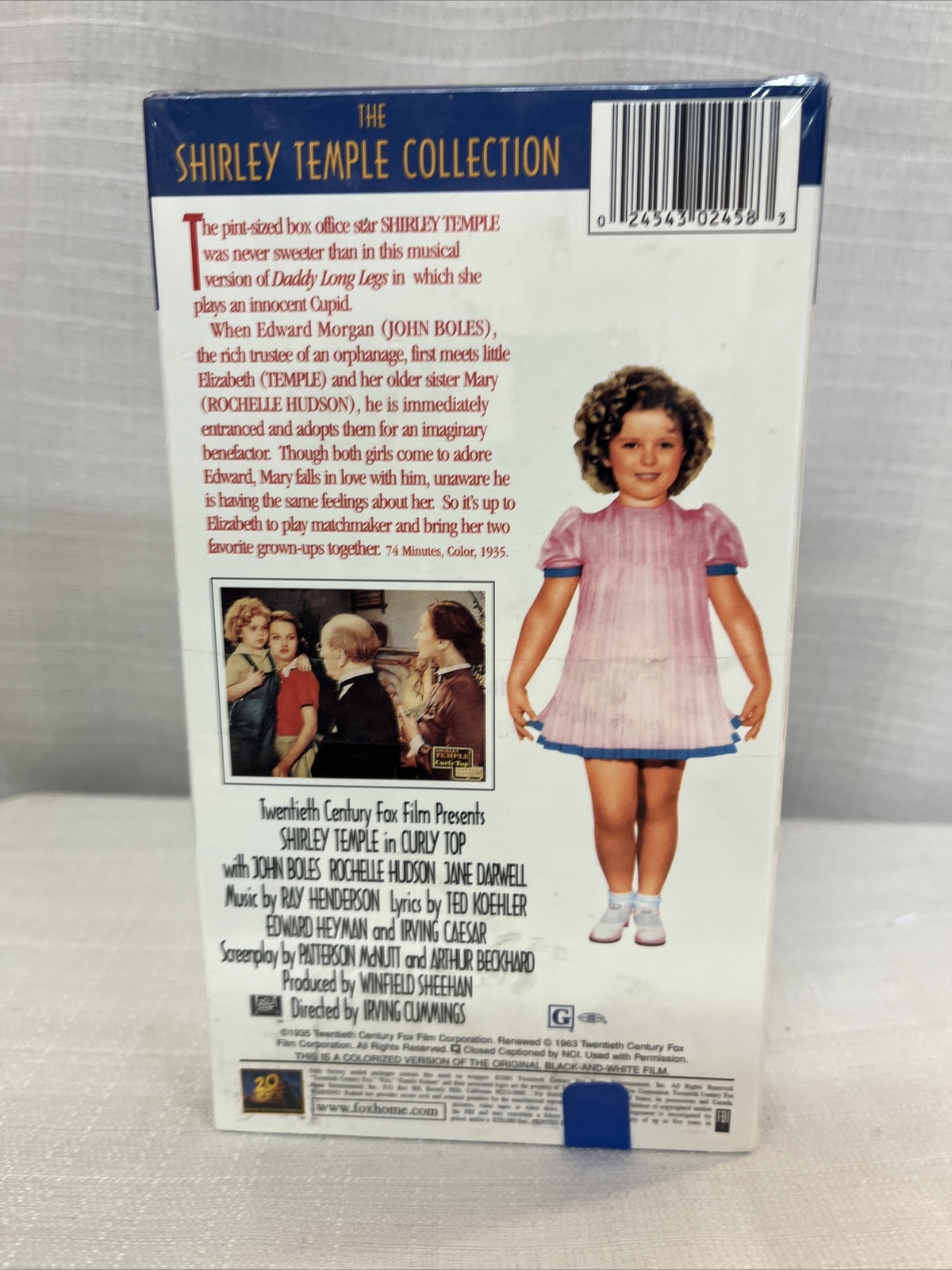 Curly Top VHS 2001 Colorized Musical Shirley Temple Sealed New ...