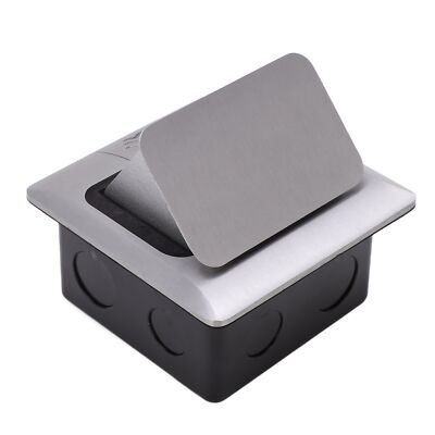 Embedded Desktop Socket With Dual USB Ports Power Receptacle Countertop ...