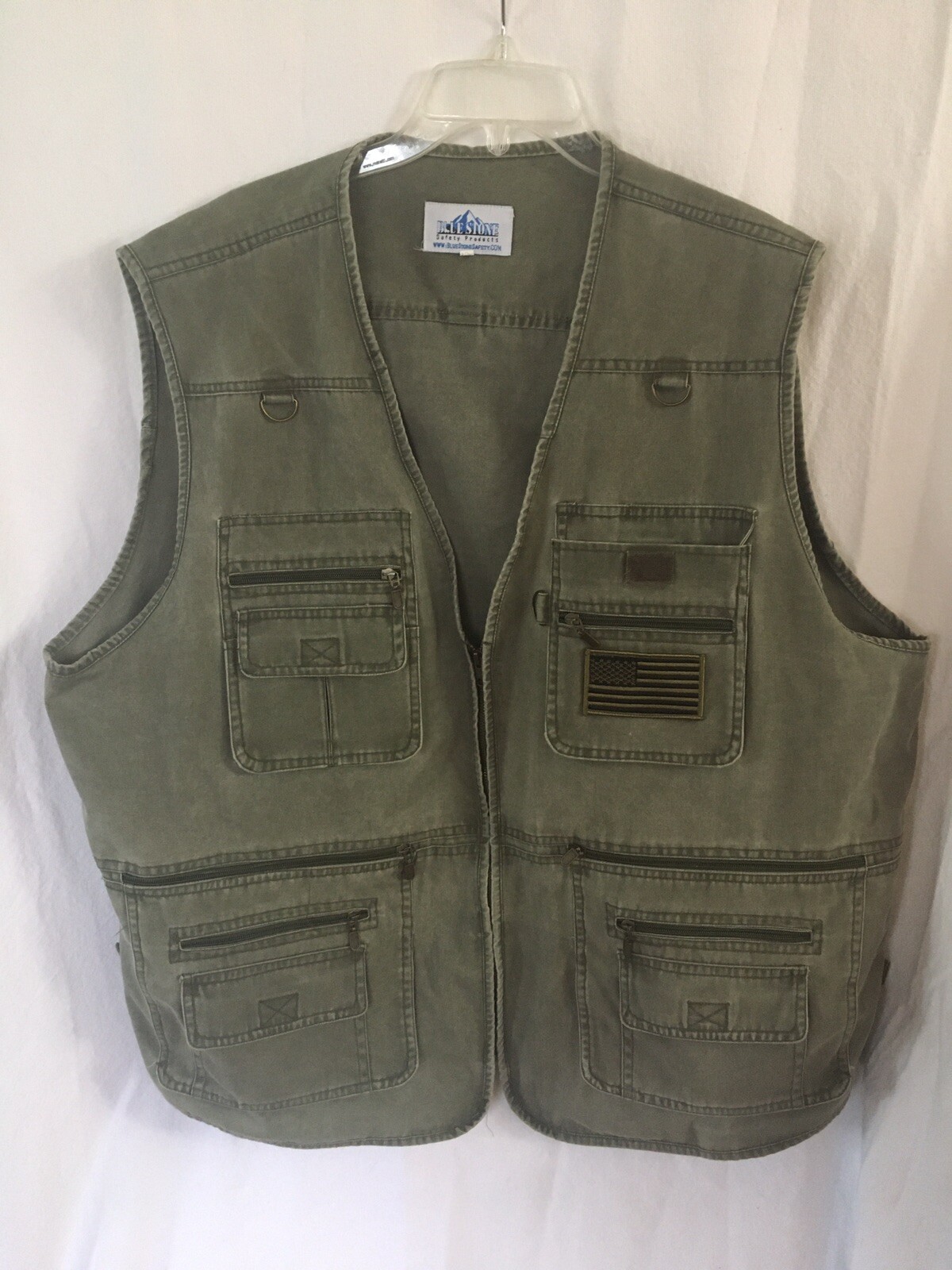 Blue Stone Vest Mens 4XL Conceal And Carry Safety Pro… - Gem