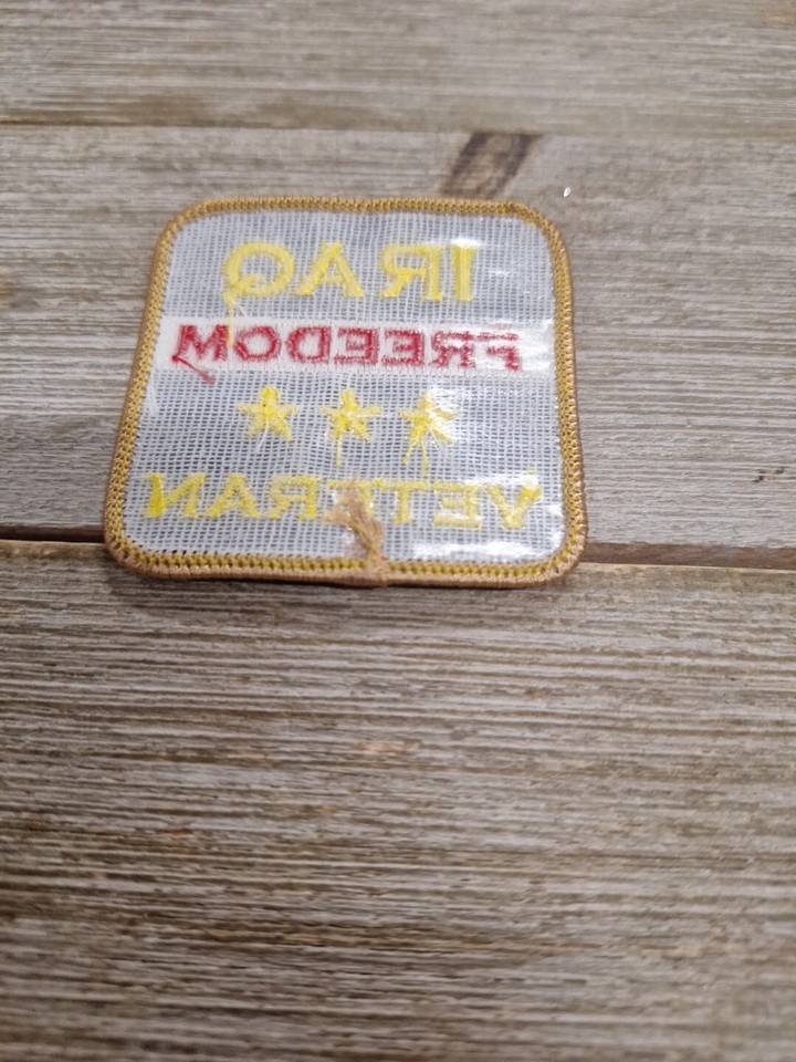 Operation Iraqi Freedom Veterans Sow on Patch | eBay