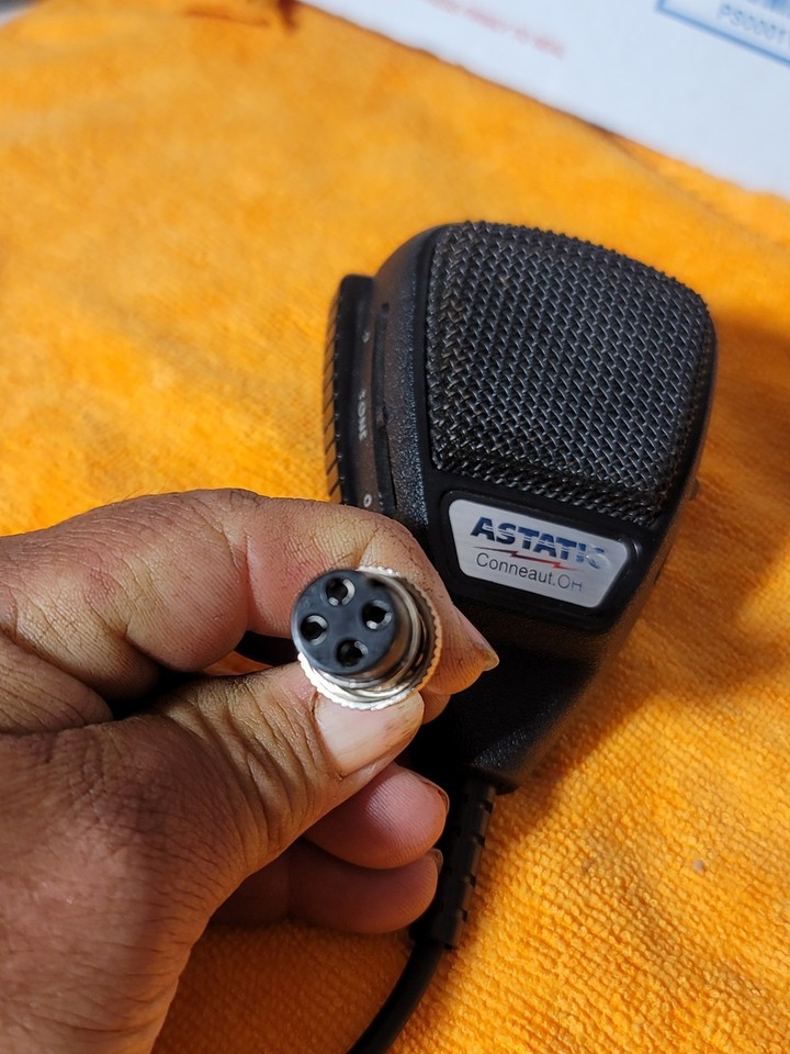 ASTATIC POWER MIC 575M6 FOR GALAXY RANGER COBRA UNIDEN CONNEX | eBay
