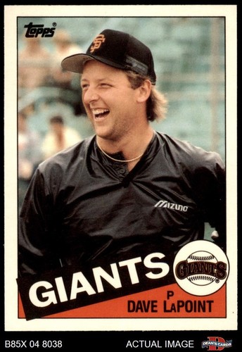 1985 Topps Traded #71 Dave LaPoint T Giants 8 - NM/MT | eBay