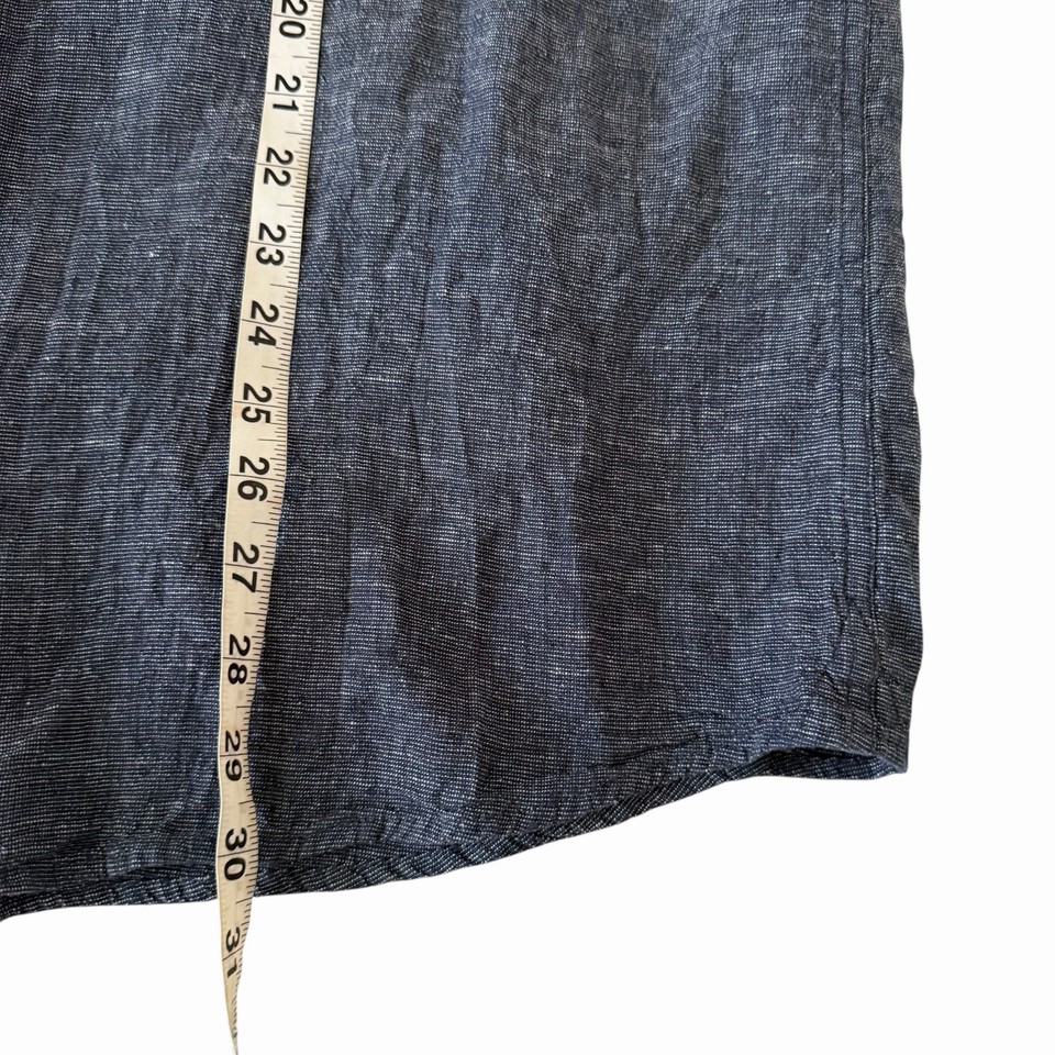 Relwen Linen Blend Long Sleeve Workshirt Men’s Size 2X In Blue Utility ...