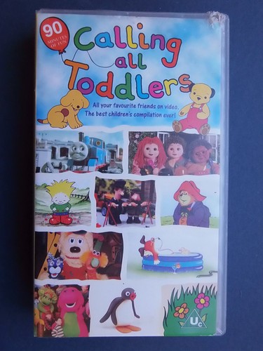 NSPCC CALLNG ALL TODDLERS VHS 1999. POSTMAN PAT PINGU SPOT PADDINGTON ...