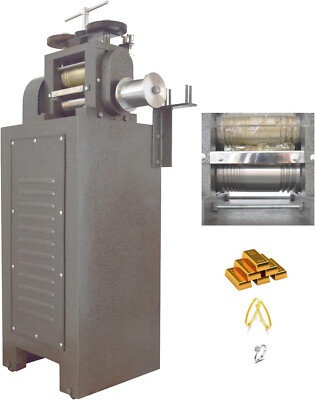 110V 1.5P Electric Metal Rolling Mill Jewelry Gold Making Press Machine ...