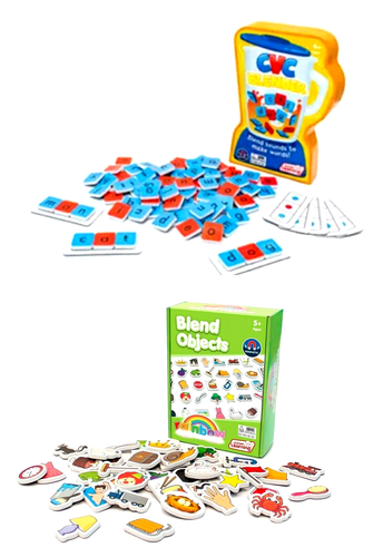 Magnetic Objects & CVC Blender 2 Boxes 146 pcs Junior Learning Blend Sounds Kids | eBay Australia