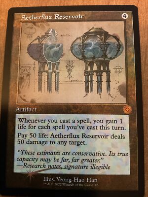Magic the Gathering-Aetherflux Reservoir (Schematic) - BRO - Foil | eBay