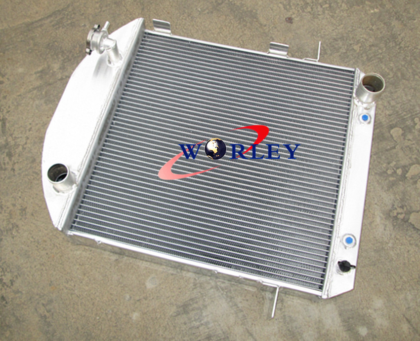 2 ROW ALUMINUM RADIATOR FOR 1917-1927 FORD MODEL T BUCKET CHEVY ENG ...