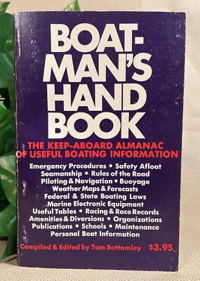 Boatman’s Handbook By Tom Bottomley - 1971 Motor Boating and Sailing ...