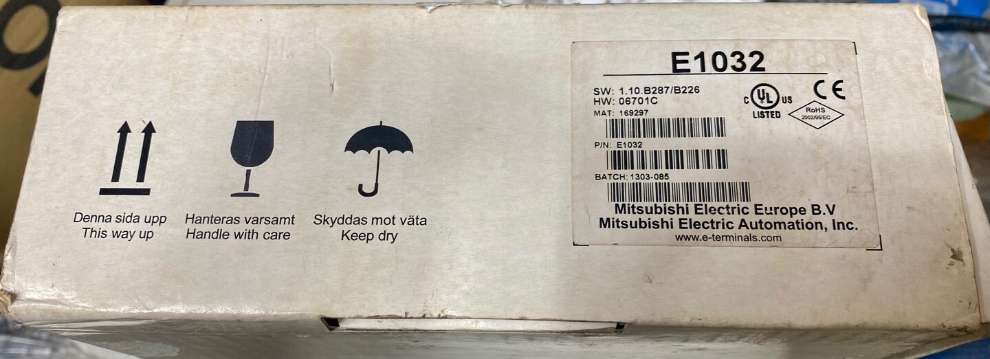 Mitsubishi E1032 TFT LCD HMI Terminal Membrane Keyboard for sale online ...