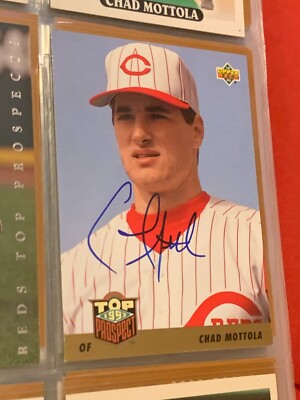 CHAD MOTTOLA AUTOGRAPHED SIGNED 1993 UPPER DECK CARD COA | eBay