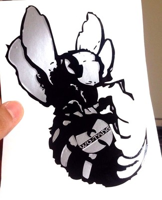 Wu Tang Killer Bee Sticker Decal ( Silver ) Hip Hop, Rap, Urban, Street ...