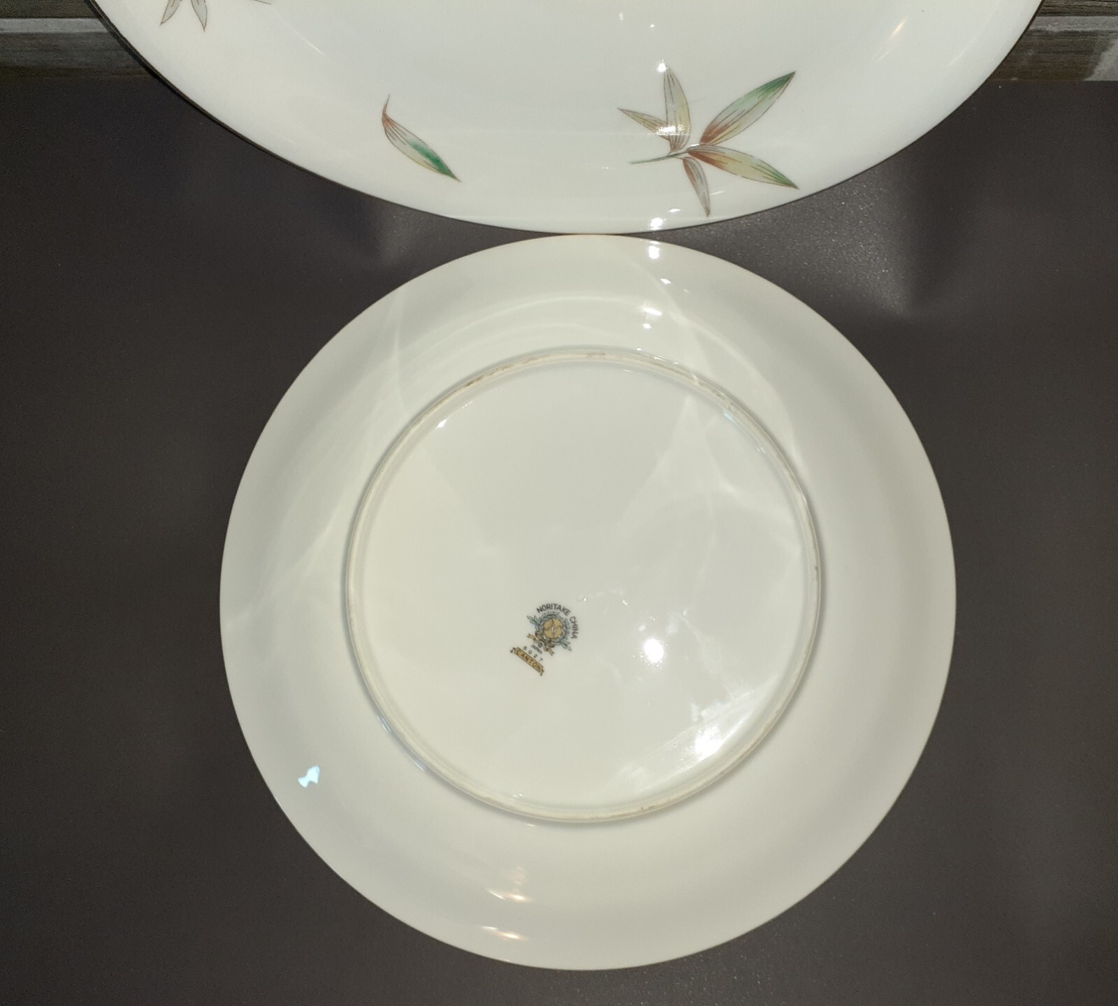 Noritake China Japan 5027 Canton Dinner Plate Bamboo Pattern Set of 2 ...