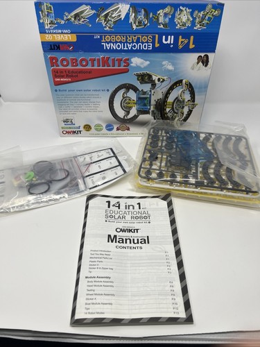 Owikit Robotikits 14 In 1 Educational Solar Robot Kit MSK615 NEW ...