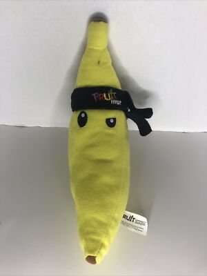 Fruit Ninja Banana Face Plush Toy Ninja Headband Made by Nanco ...