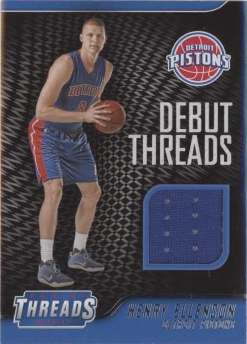 2016-17 Panini Threads - Debut Threads Henry Ellenson #3 (MEM, RC) for ...