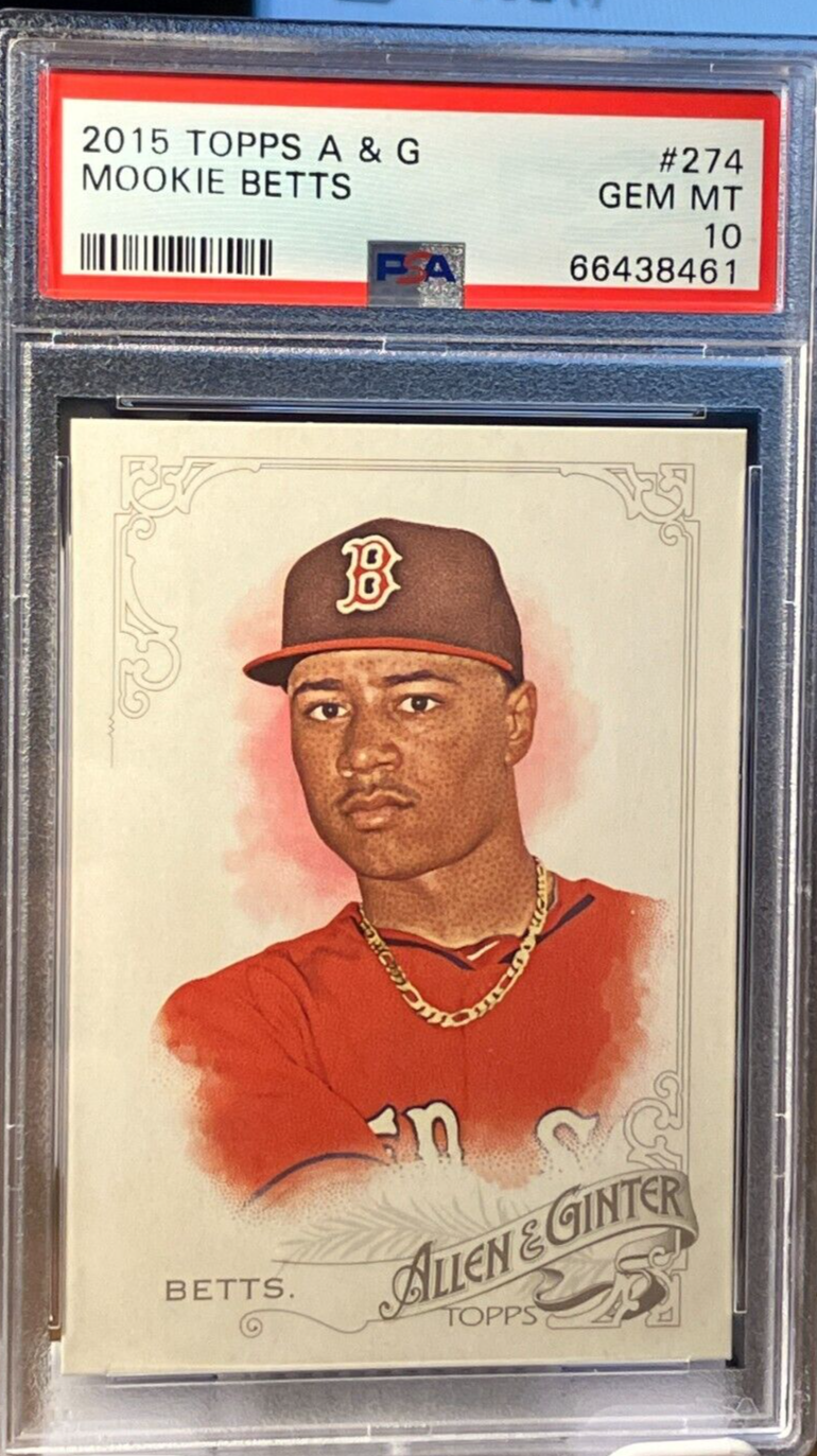 2015 Topps Allen & Ginter's Mookie Betts #274 PSA 10 Gem MINT pop 7 | eBay