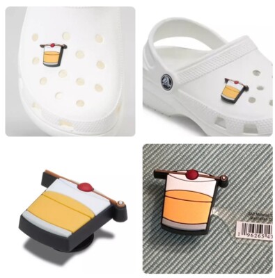 Crocs Jibbitz Charm Manhattan Cocktail • Authentic Jibbitz NWT (RARE ...