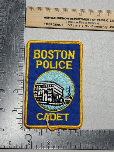 R b2 Police patch patches Massachusetts Boston Cadet | eBay