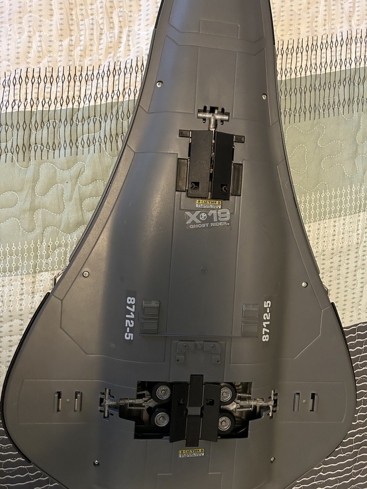 Vtg 1988 GI Joe PHANTOM X-19 STEALTH FIGHTER Ghost Rider Jet INCOMPLETE ...