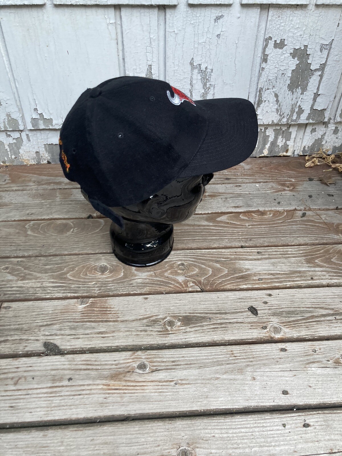 Vintage The Rock Brahma Bull Strapback Cap Hat WWF Ca… - Gem