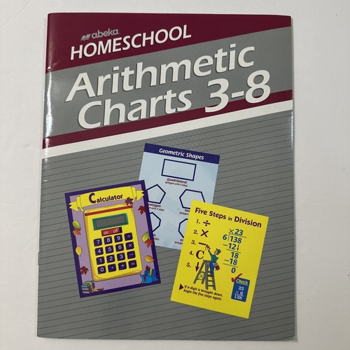 Abeka Arithmetic Charts 3-8 (Complete Set) FREE Shipping, fast and ...
