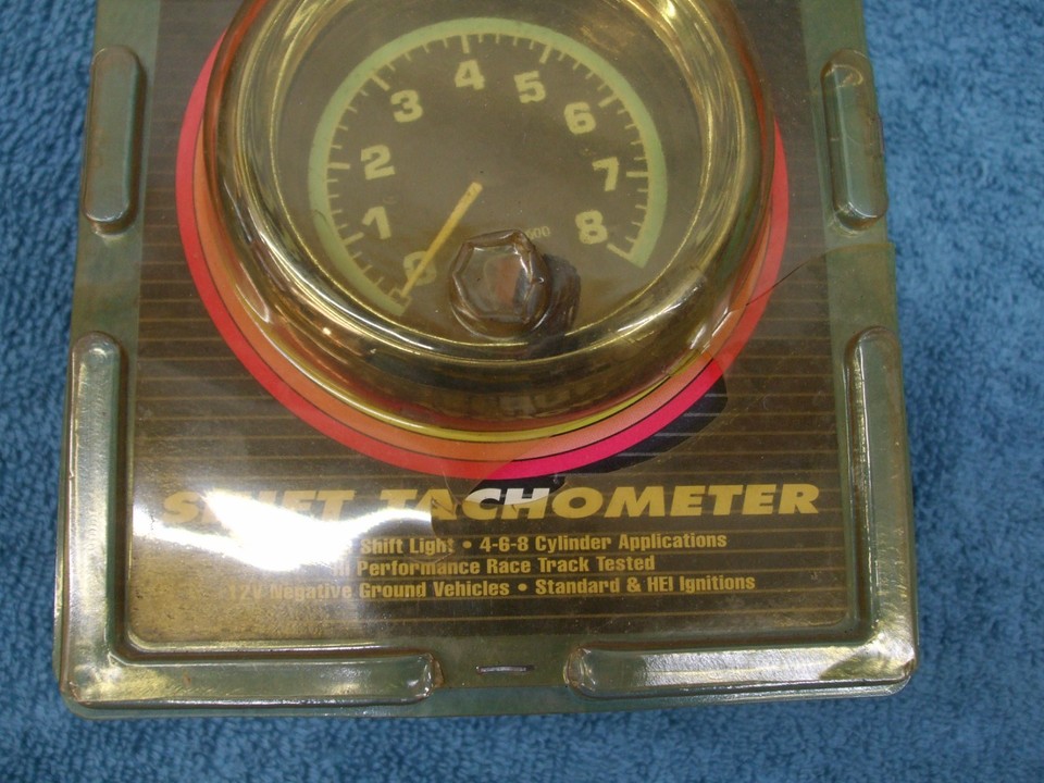 New old Stock MW Super Pro Tachometer 8000 RPM Tach with shift lite. | eBay