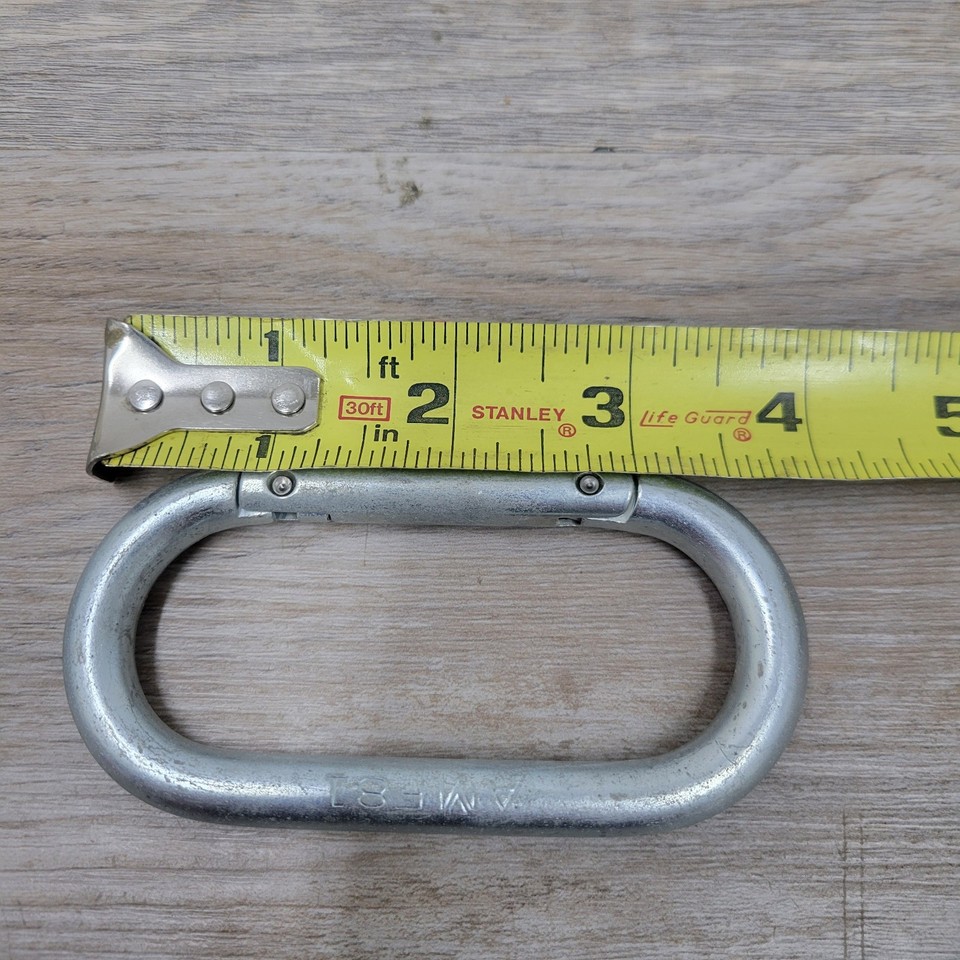 2 Vintage Original US Military Carabiners AMF81 NOS Snap-link 2x4" USGI ...