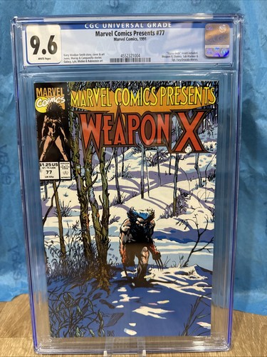 MARVEL COMICS PRESENTS #77 CGC 9.6 - NEW SLAB - WOLVERINE WEAPON X ...