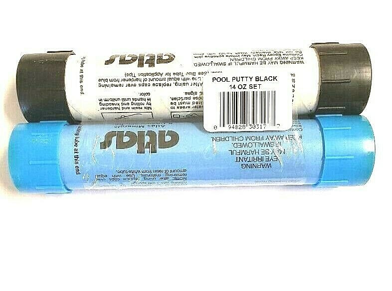 Atlas 530317 Black EpoxyBond Pool Putty - 14 oz | eBay