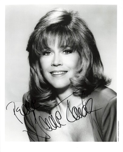 Jane Fonda Actress Signed Autograph 8 x 10 Photo PSA DNA *03 | eBay