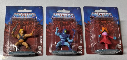 Mattel Masters Of The Universe SKELETOR HE-MAN ORCO Lot Toy NEW Micro ...