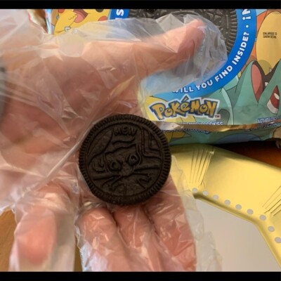 RARE MEW OREO + Unopened pack of pokemon Oreo cookies 44000071349| eBay