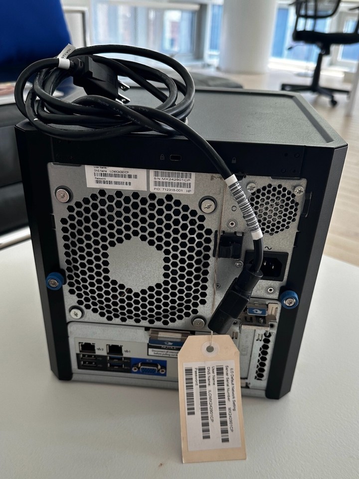 HP ProLiant MicroServer Gen8 G2020T 2GB RAM 4-BAY One 1 TB HDD PID ...