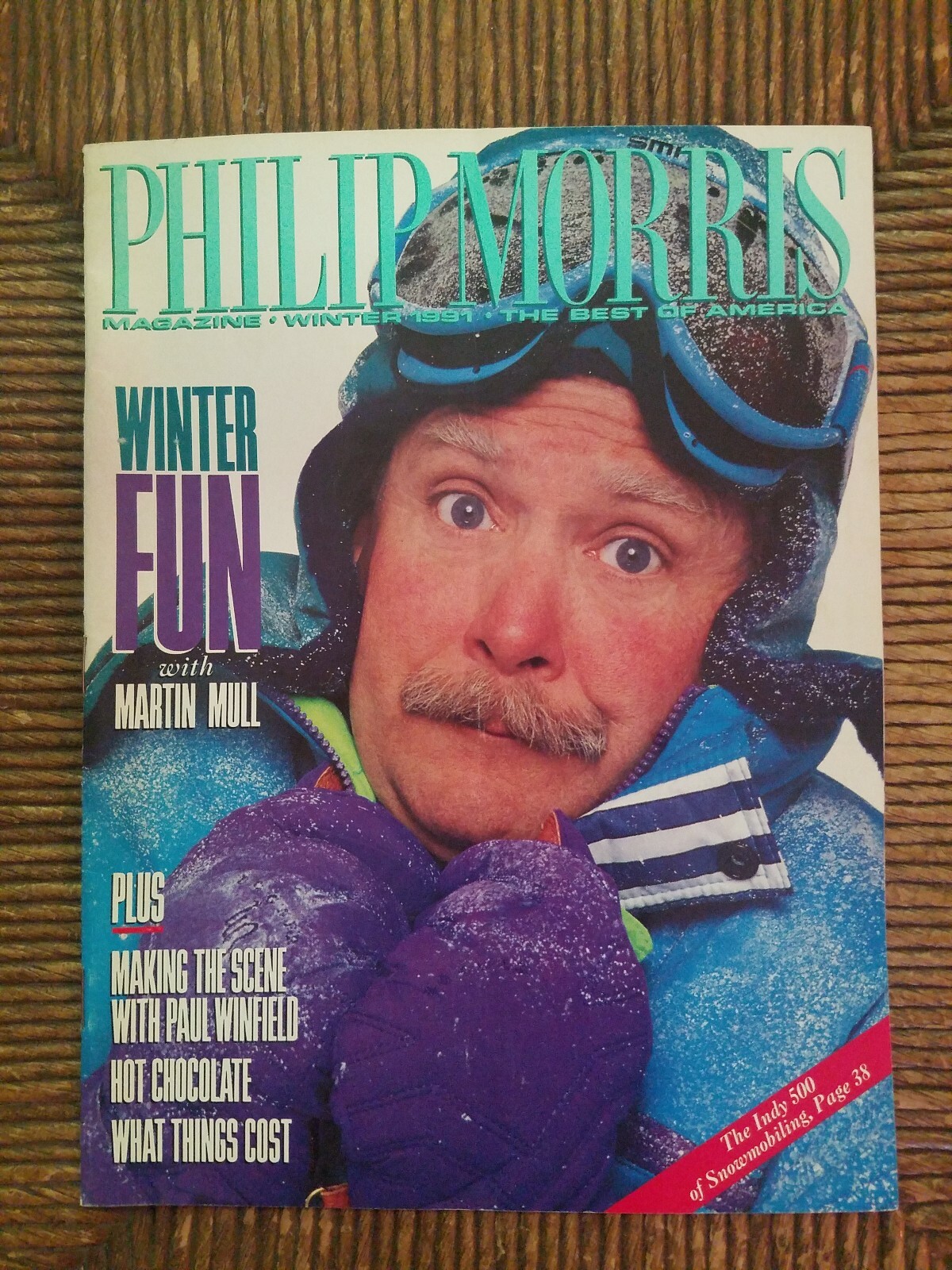 PHILIP MORRIS Magaziner, WINTER, 1991, MARTIN MULL Cover, PAUL WINFIELD ...