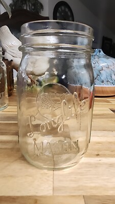 Vintage Collectible Longlife Mason Canning Jar PINT | eBay