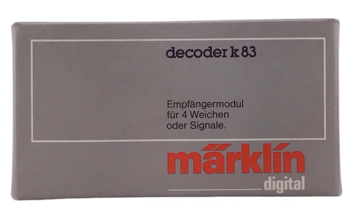 Marklin Digital Decoder K 83 #6083 Signal Road Diversions NEW FAST SHIPPING