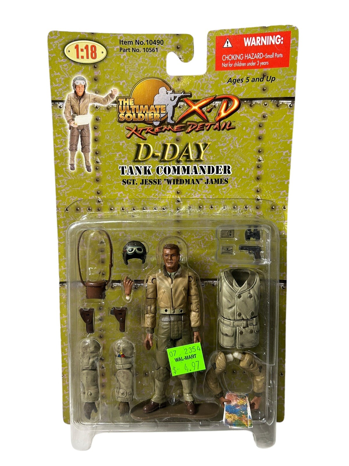 21st Century Toys Ultimate Soldier D-Day Tank Commander SGT. Jesse ...